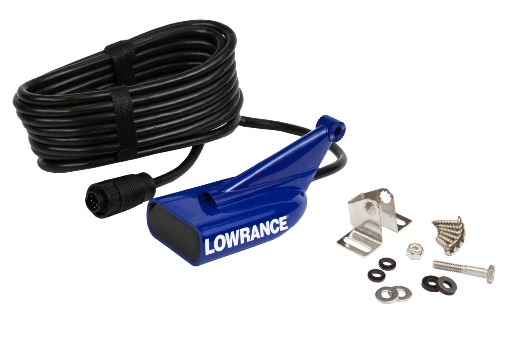 Lowrance 83/200/455/800KHZ HDI Transom Mount Transducer 9-PIN - MarineZoom
