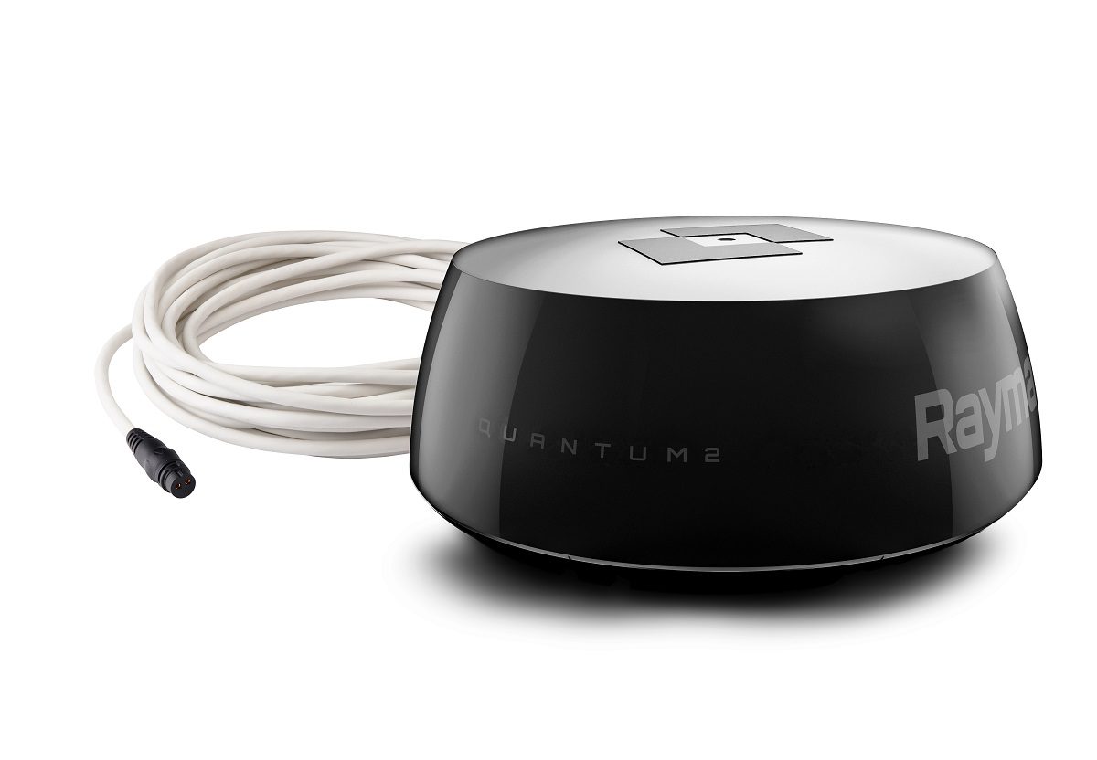 Raymarine Q24D Quantum 2 Black Radar Dome with 10m Cables - MarineZoom